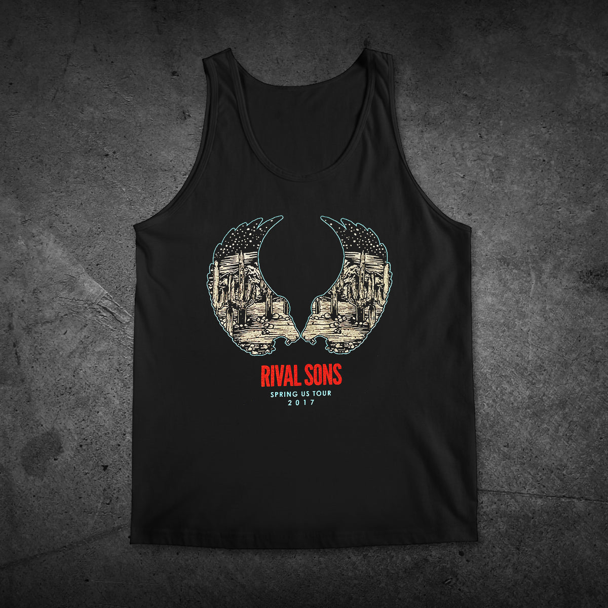 2017 Spring Tour Ladies Razorback Tank – Rival Sons Official Merchandise